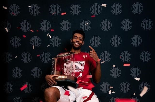 What are Brandon Miller’s stats at Alabama?