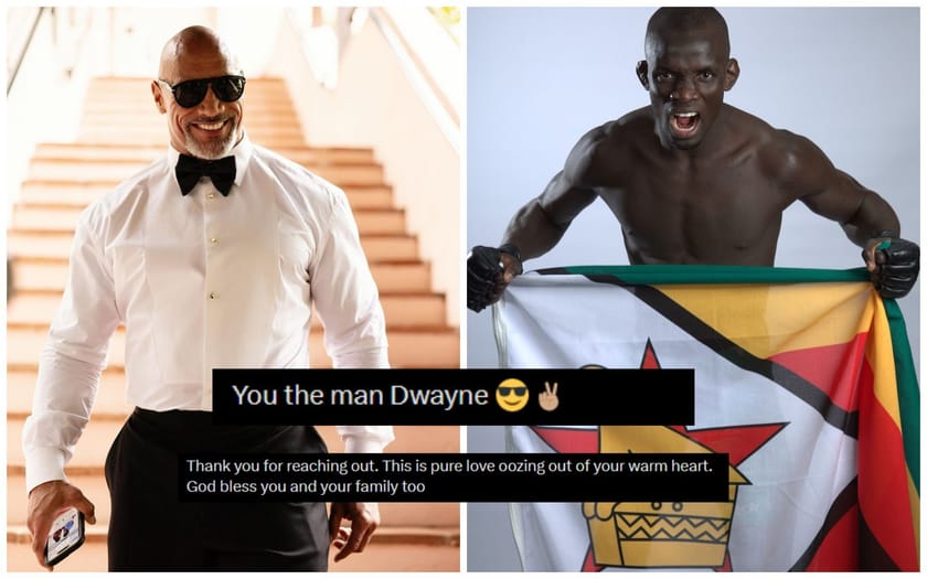 Themba Gorimbo: "Very kind of you The Rock" - Dwayne Johnson's ...