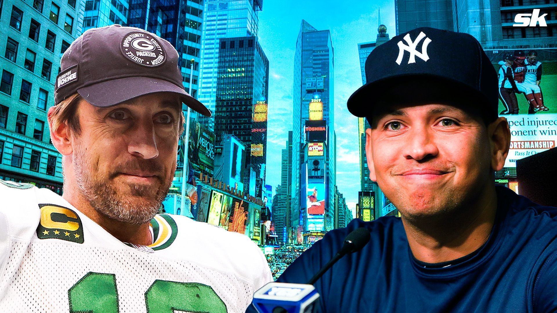 Yankees legend Alex Rodriguez excited to have Aaron Rodgers as the Jets ...