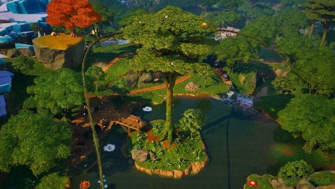 Fortnite: How to search chests and ammo boxes at Creeky Compound