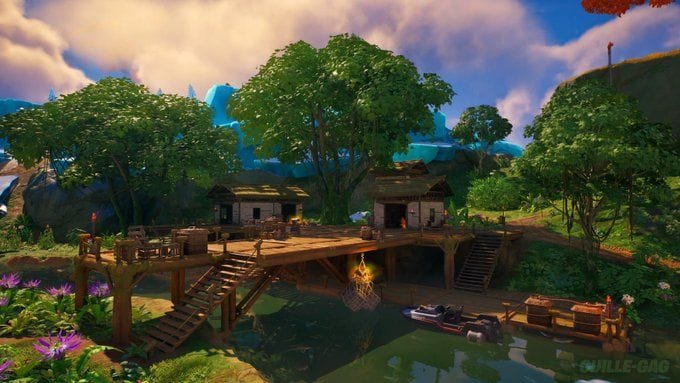 Fortnite: How to search chests and ammo boxes at Creeky Compound