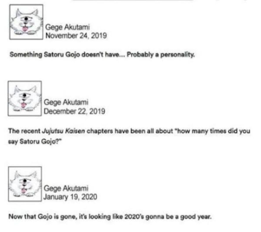 Jujutsu Kaisen creator Gege Akutami once again proves his hatred for ...