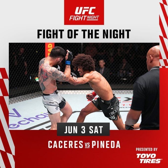 Alex Caceres vs Daniel Pineda UFC head-to-head records
