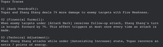 Topaz: Honkai Star Rail leak showcases Topaz's updated in-game ...