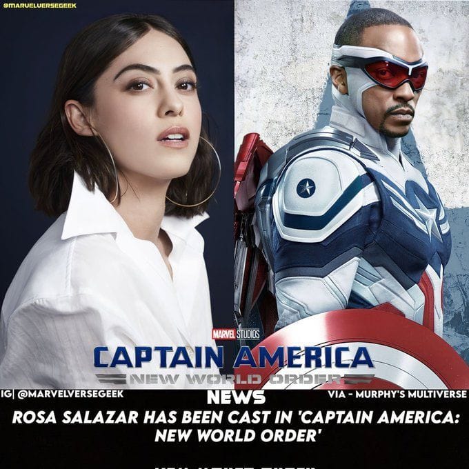 Captain America: New World Order - Alita star Rosa Salazar joins the ...