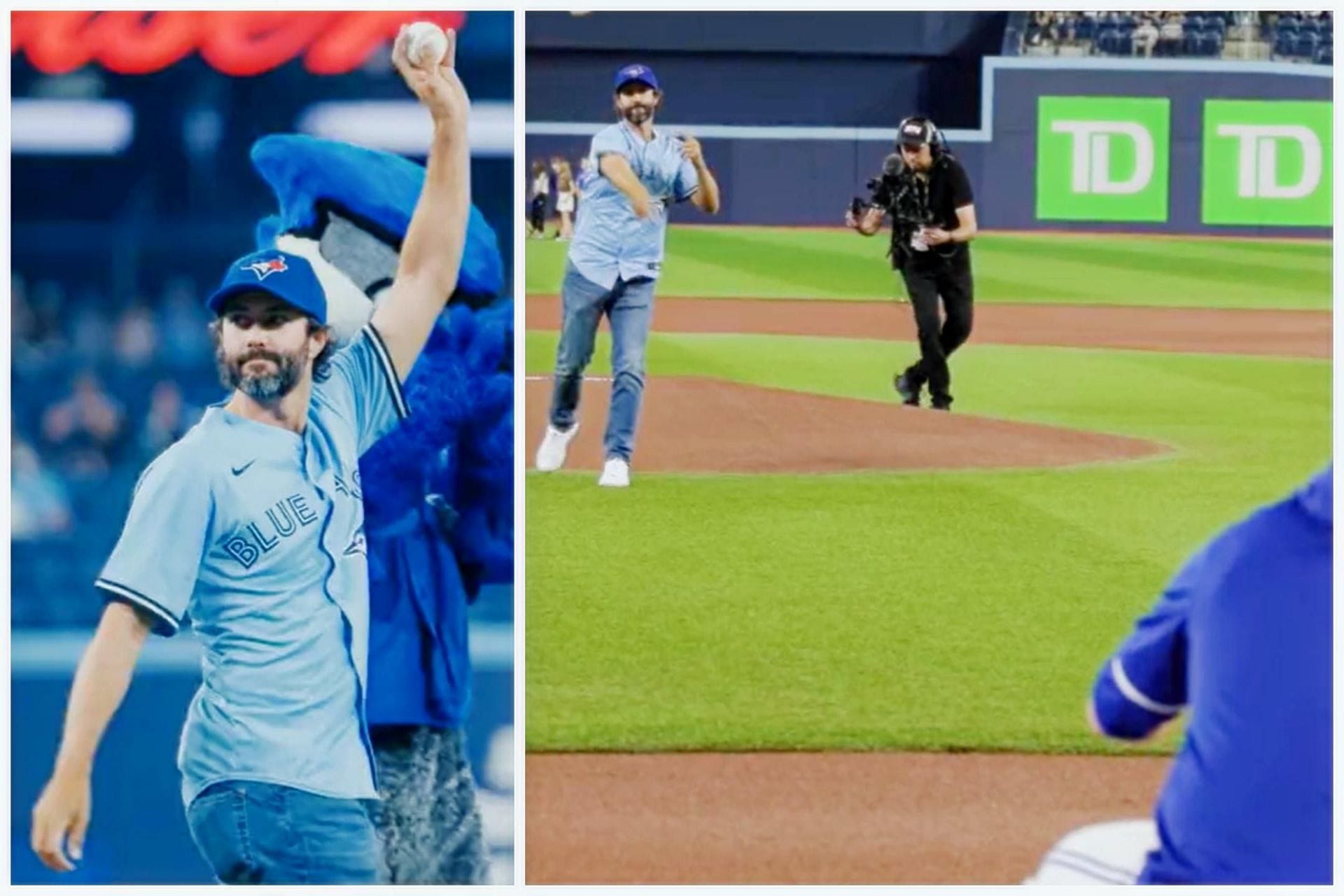 Watch: Adam Hadwin throws first pitch at Toronto Blue Jays’ game ahead ...