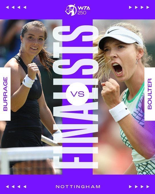 Katie Boulter and Jodie Burrage set up first all-British WTA final ...