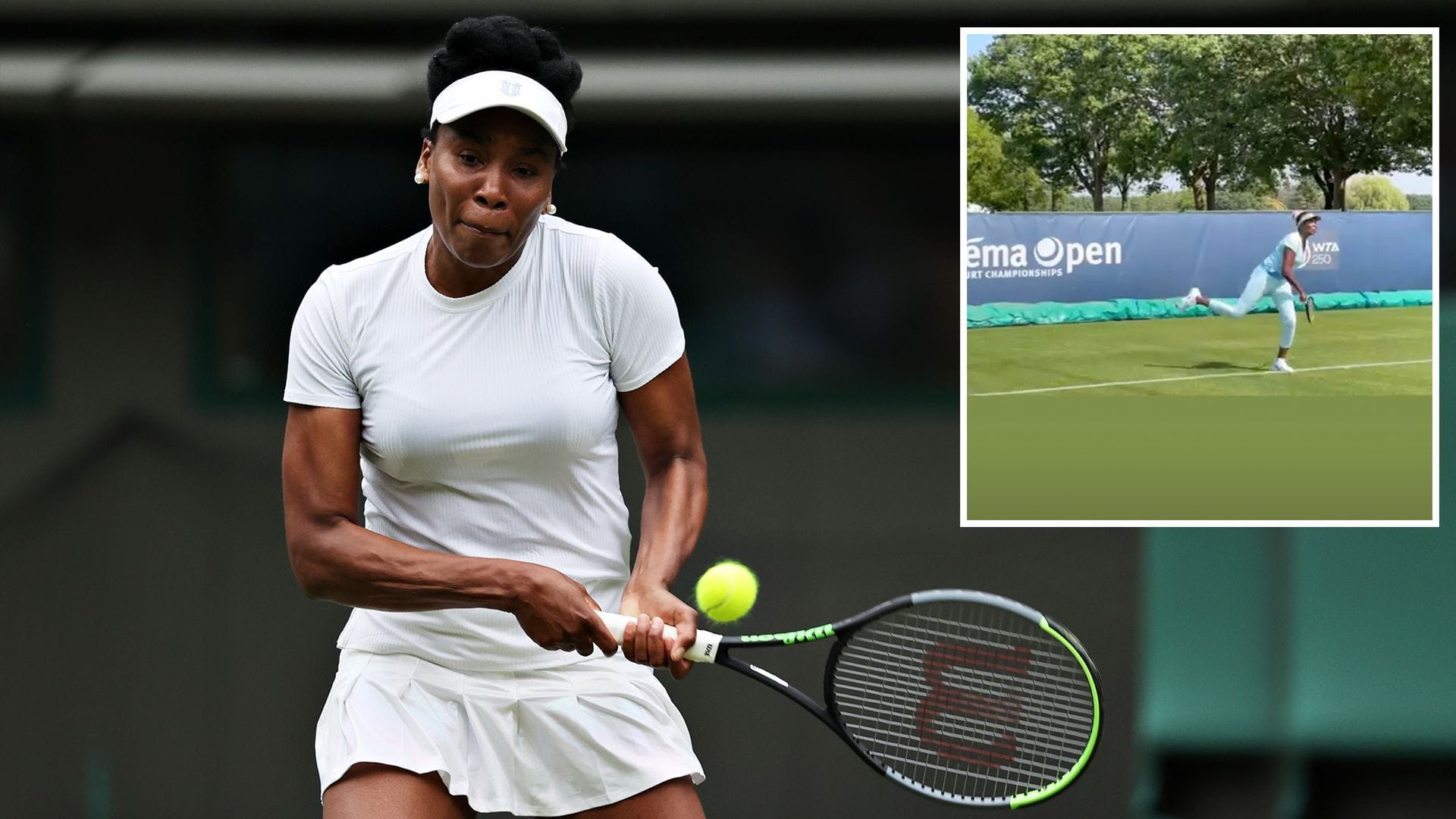 Venus Williams touches down in the Netherlands, trains ahead of Libema ...