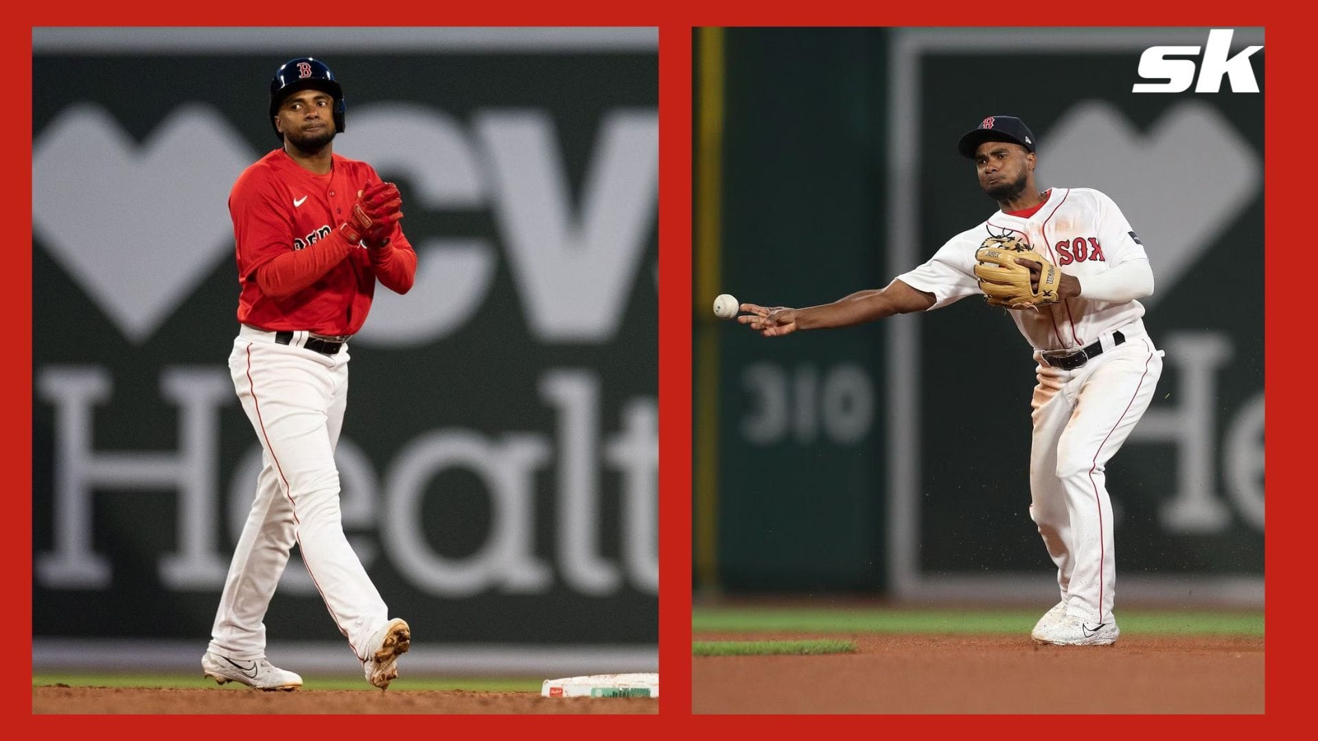 What happened to Pablo Reyes? Boston Red Sox infielder exits game vs ...