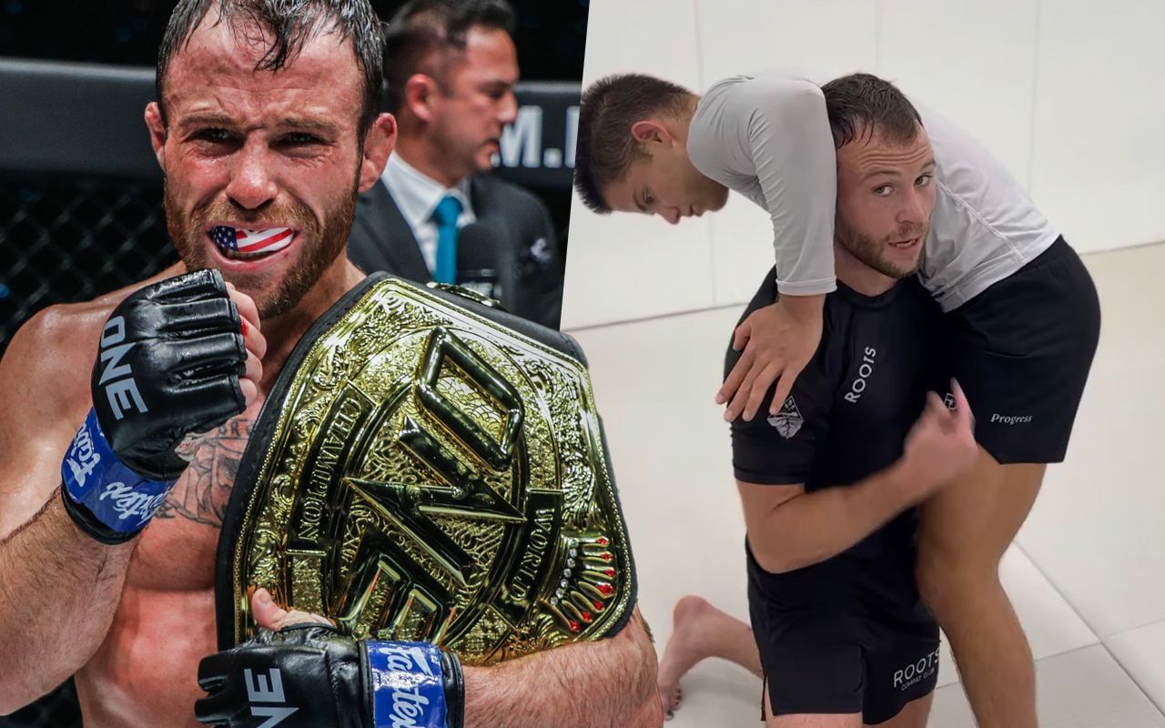 Jarred Brooks shows simple way to avoid Guillotine chokes on double-leg ...