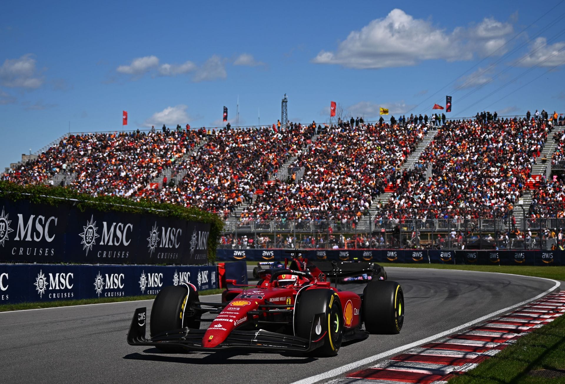 What is the 'Wall of Champions' on the F1 Canadian GP track layout?