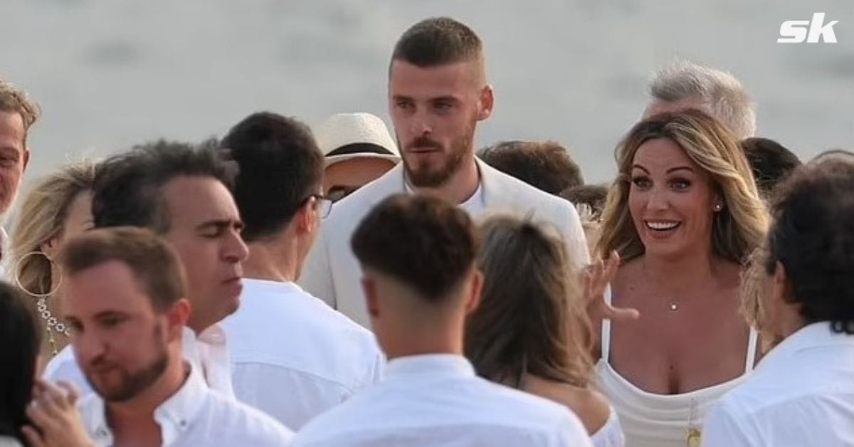 David De Gea enjoys stylish pre-wedding celebration with fiancee Edurne ...