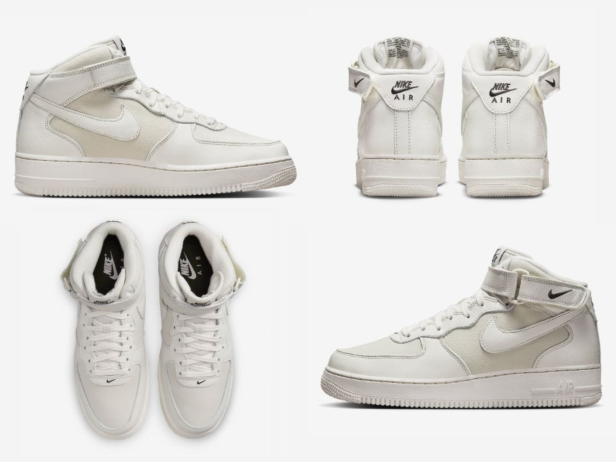 Nike Air Force 1 Mid "Light Bone" sneakers: Where to get, price, and ...