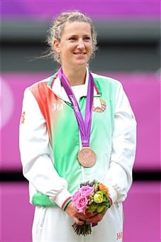 Azarenka takes tennis bronze for Belarus
