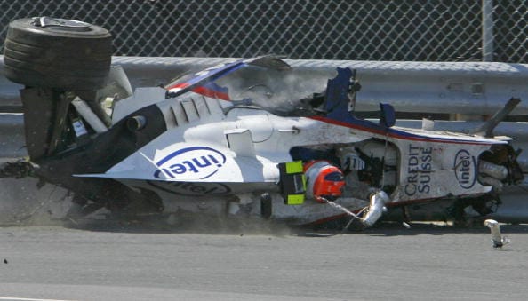 Worst 5 Formula 1 crashes