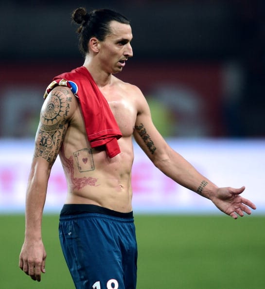 Top Tattoos: A football XI of tattooed players